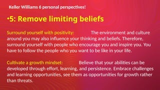 KW 6 Perspective: Step 5 Removing Limiting Beliefs | PPTX