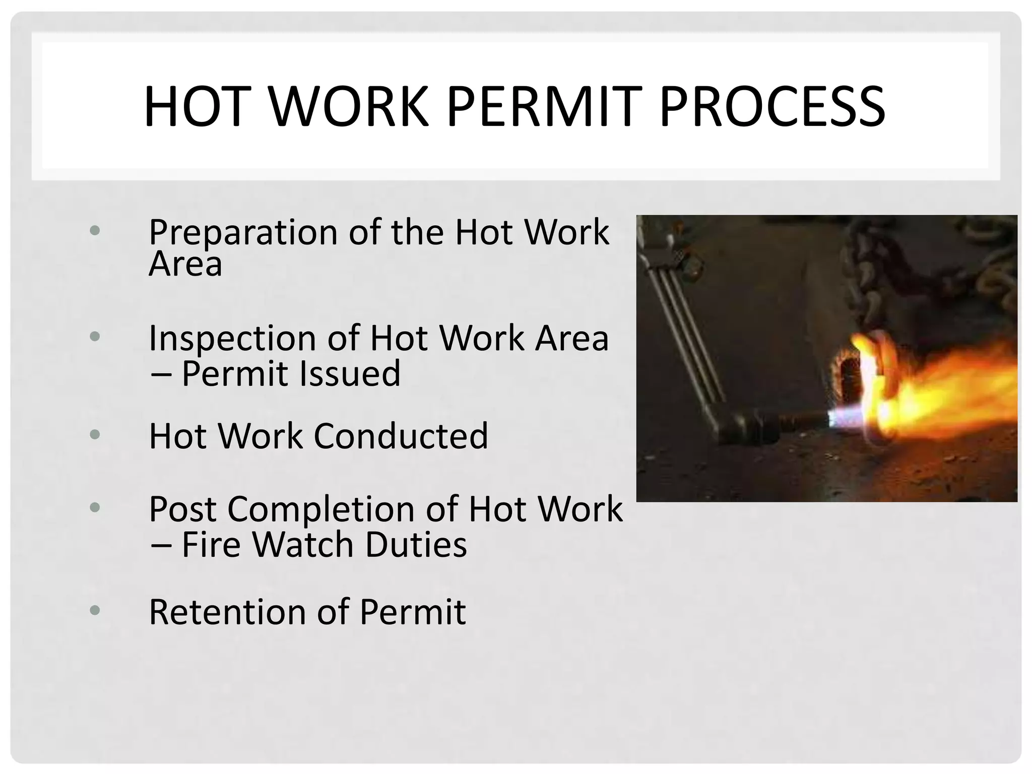 Step 6 hot work permit | PPTX