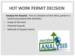 Step 6 hot work permit | PPTX
