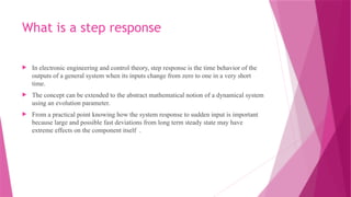 Step and ramp response of first and second order instruments_MUWUSHA ...