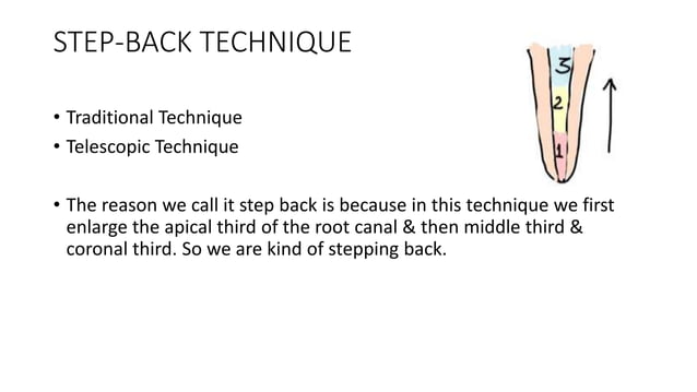 StepBackVsCrownDown.pptx | Dental Health | Diseases and Conditions