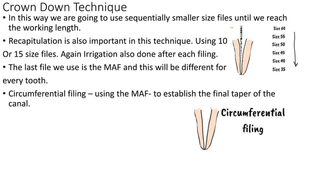 StepBackVsCrownDown.pptx | Dental Health | Diseases and Conditions