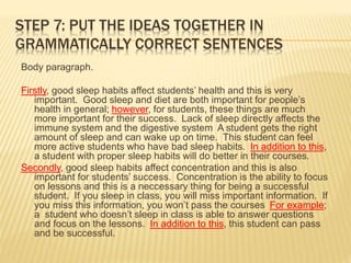 Step by step essay | PPTX