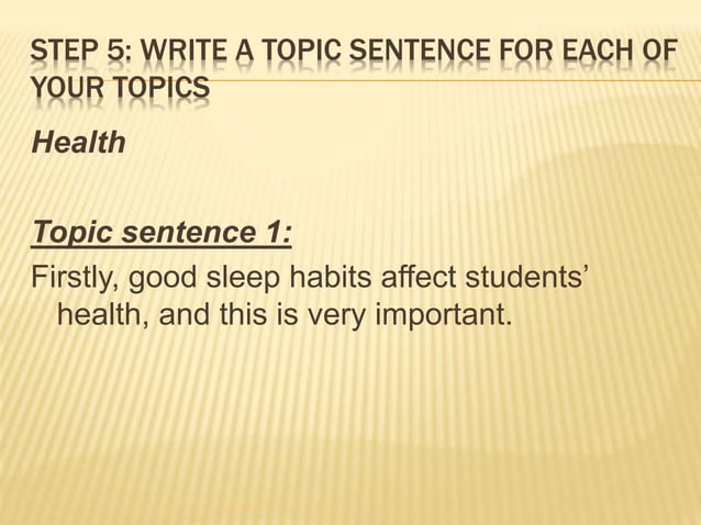 Step by step essay | PPT