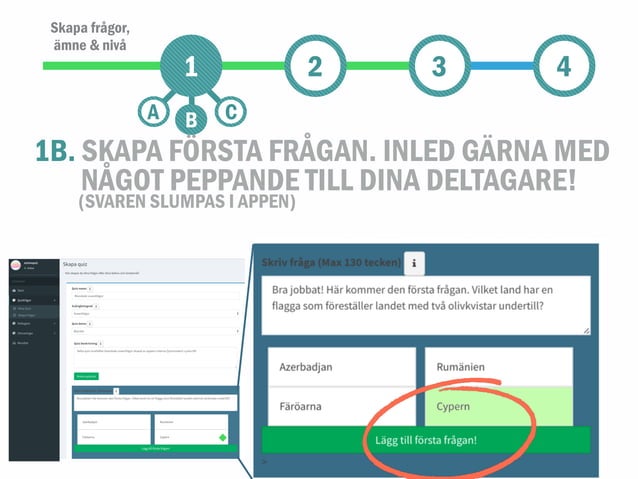 Skapa quizutmaningar - Steg för steg | PPT