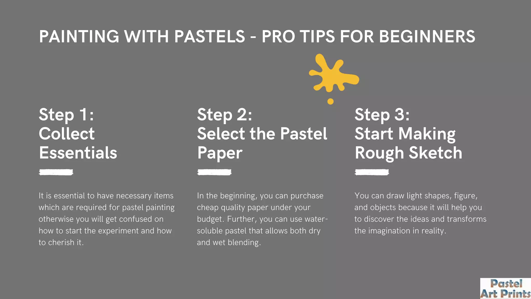 Step by step beginners guide for pastel art printing | PDF