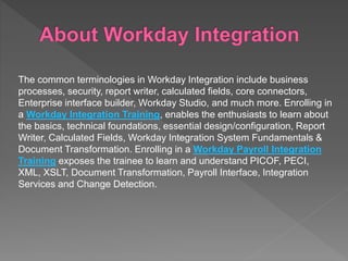 Step by Step Beginner's Guide on Workday Integration | PPTX