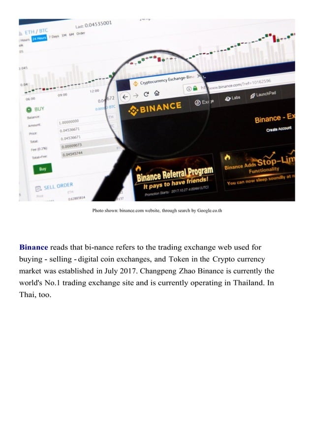Step By Step Binance Guide | PDF