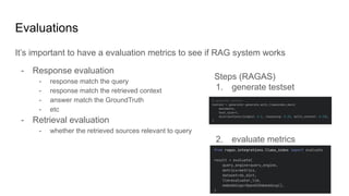 社内勉強会資料_StepByStep Build own RAG. . | PPT