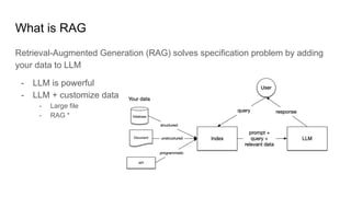 社内勉強会資料_StepByStep Build own RAG. . | PPT