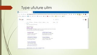 Step by Step CDL-CQI Report at ufuture UiTM | PDF