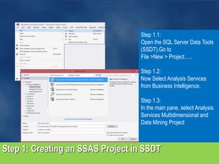 Step by Step design cube using SSAS | PDF