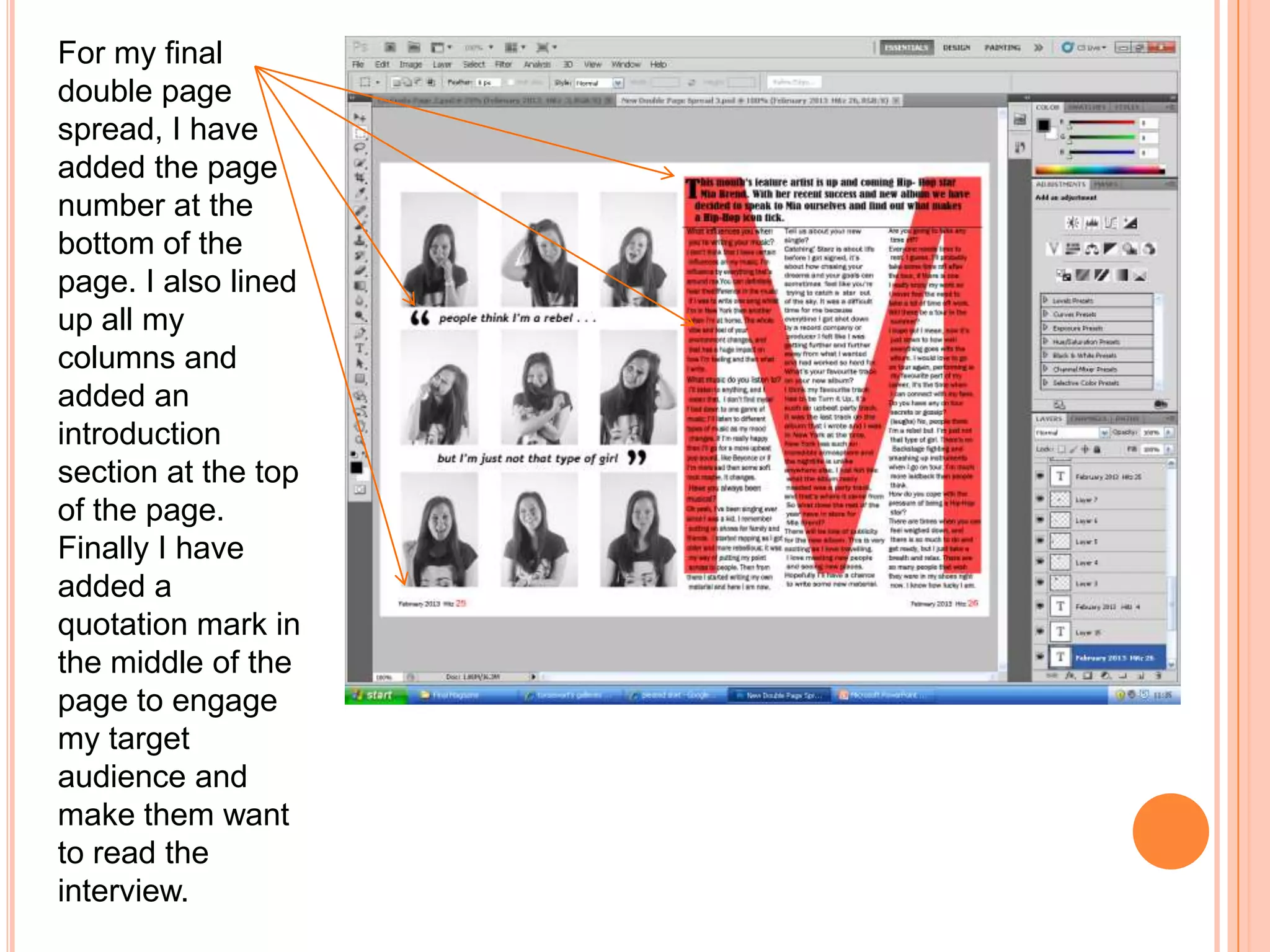 Step by Step Double Page Spread | PPTX
