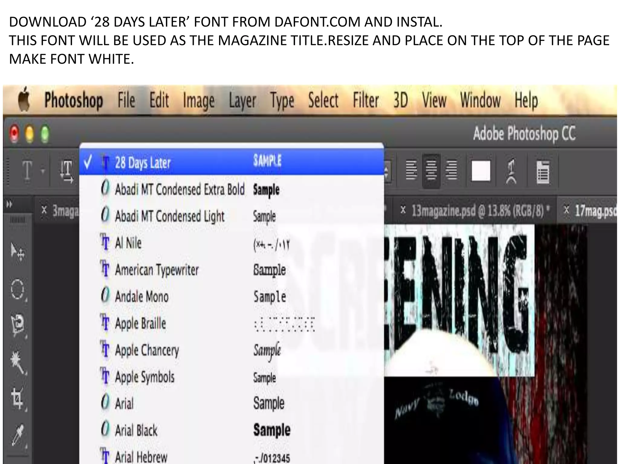 Step by step draft 17 magazine | PPT