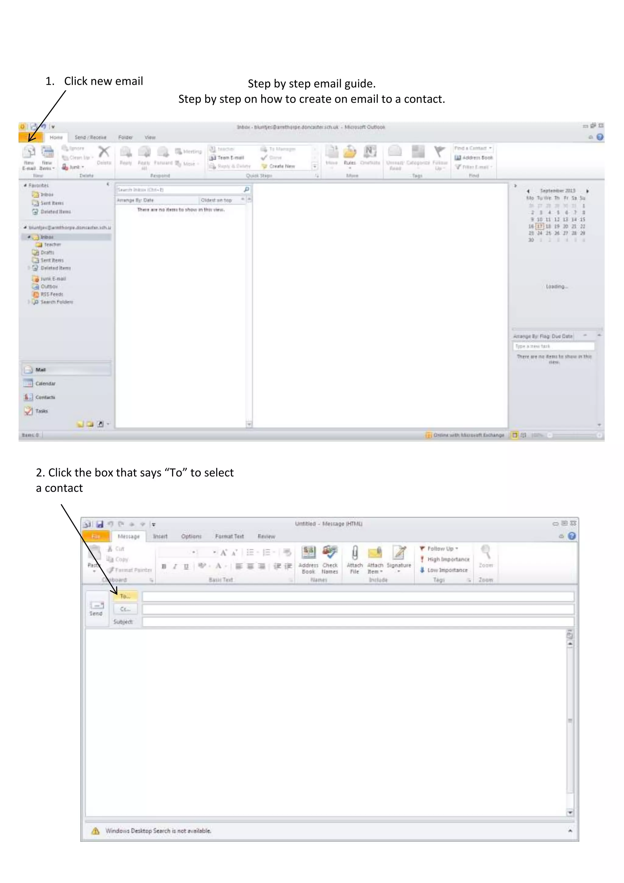 Step by step email | DOCX