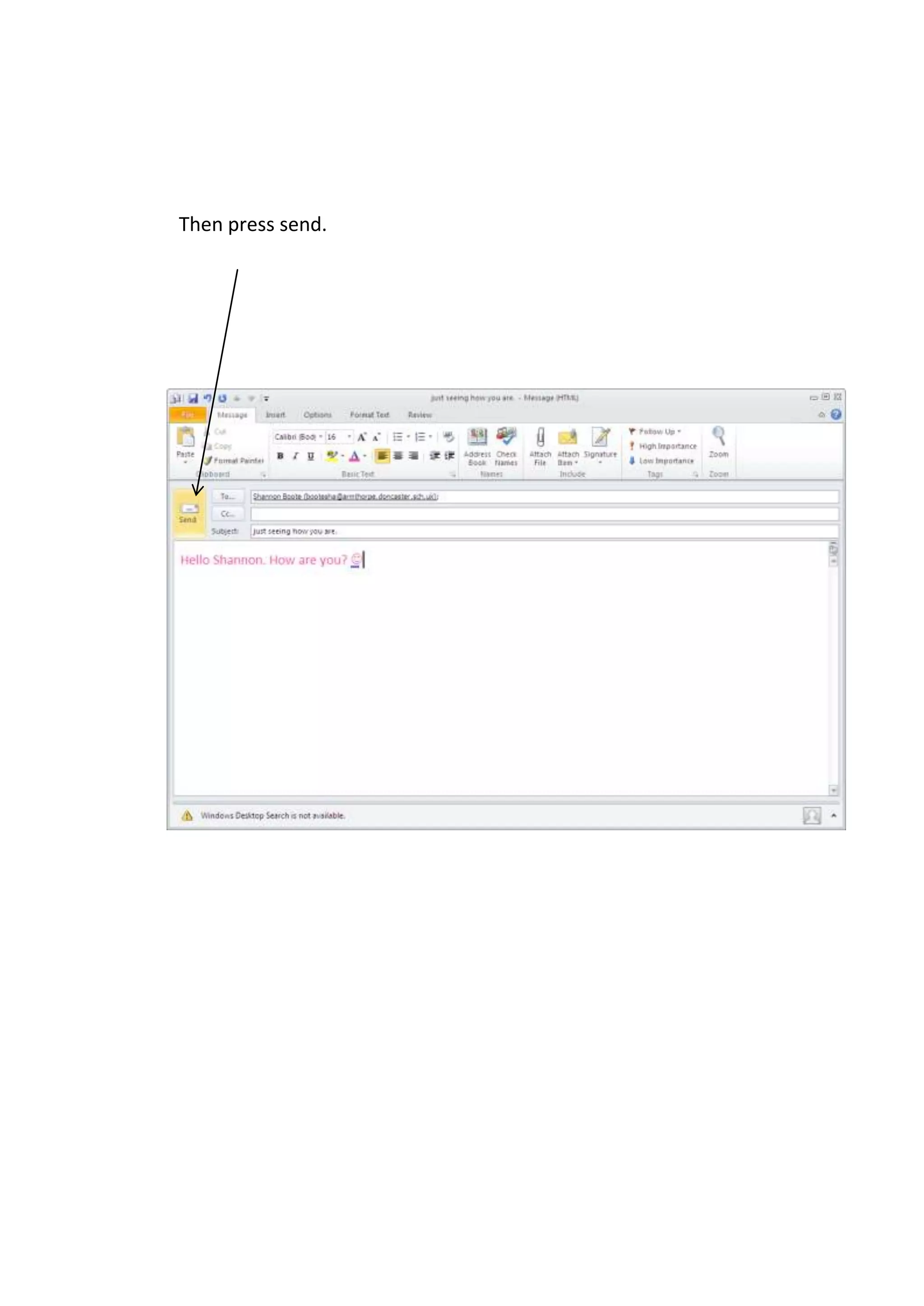 Step by step email | DOCX
