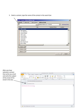 Step by step email | DOCX