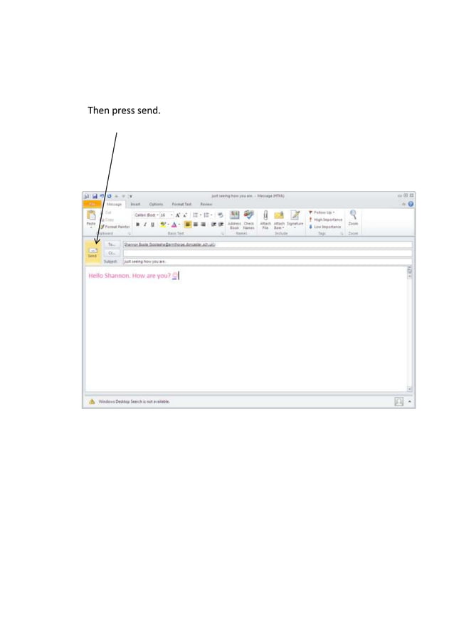 Step by step email | DOCX