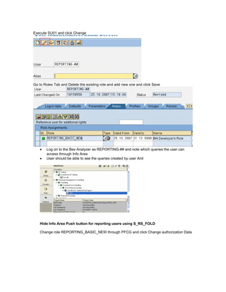 Step by step exercise for bw 365 | DOC