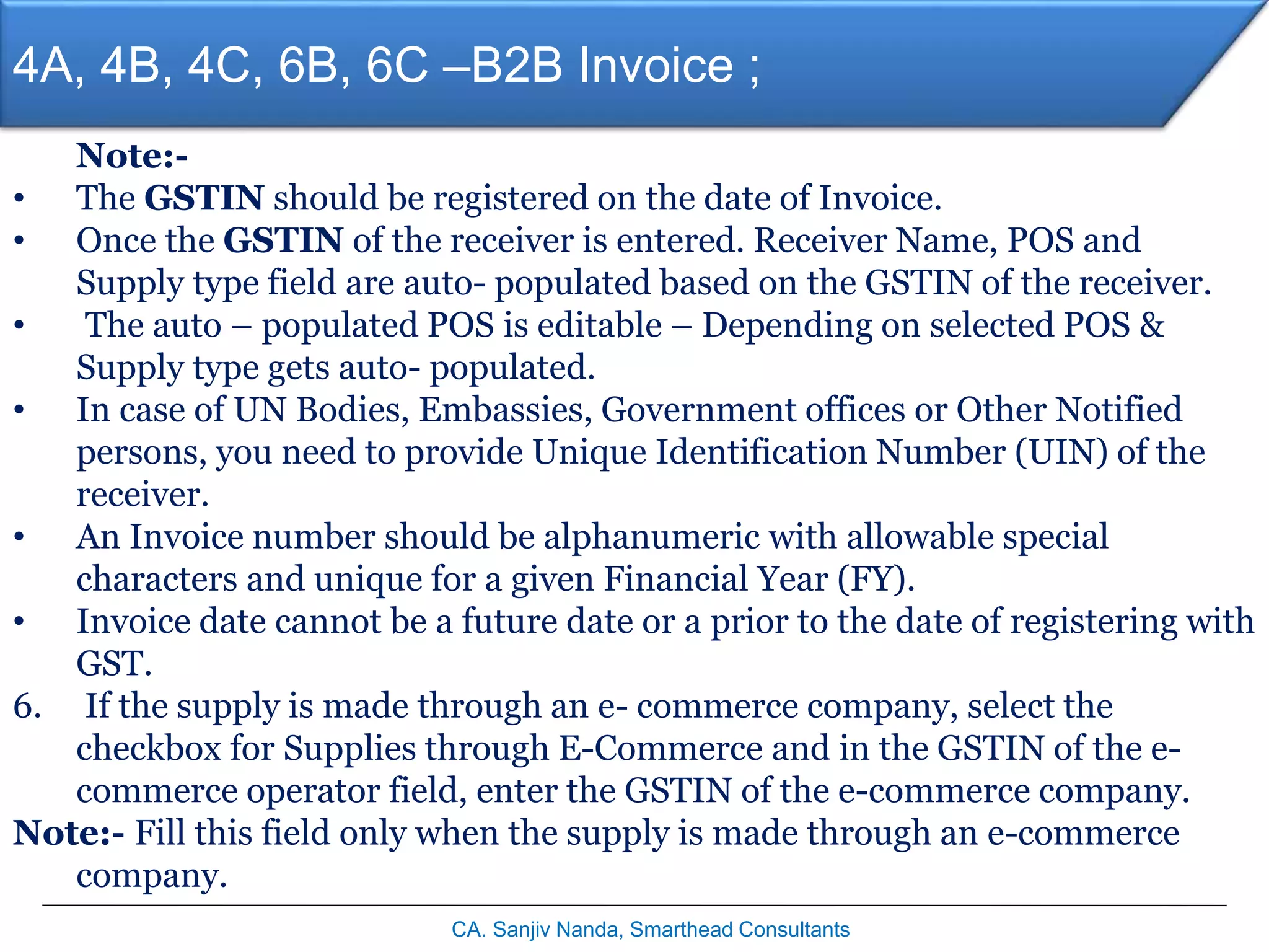 GSTR-1 PPT Filling Step by Step | PPTX