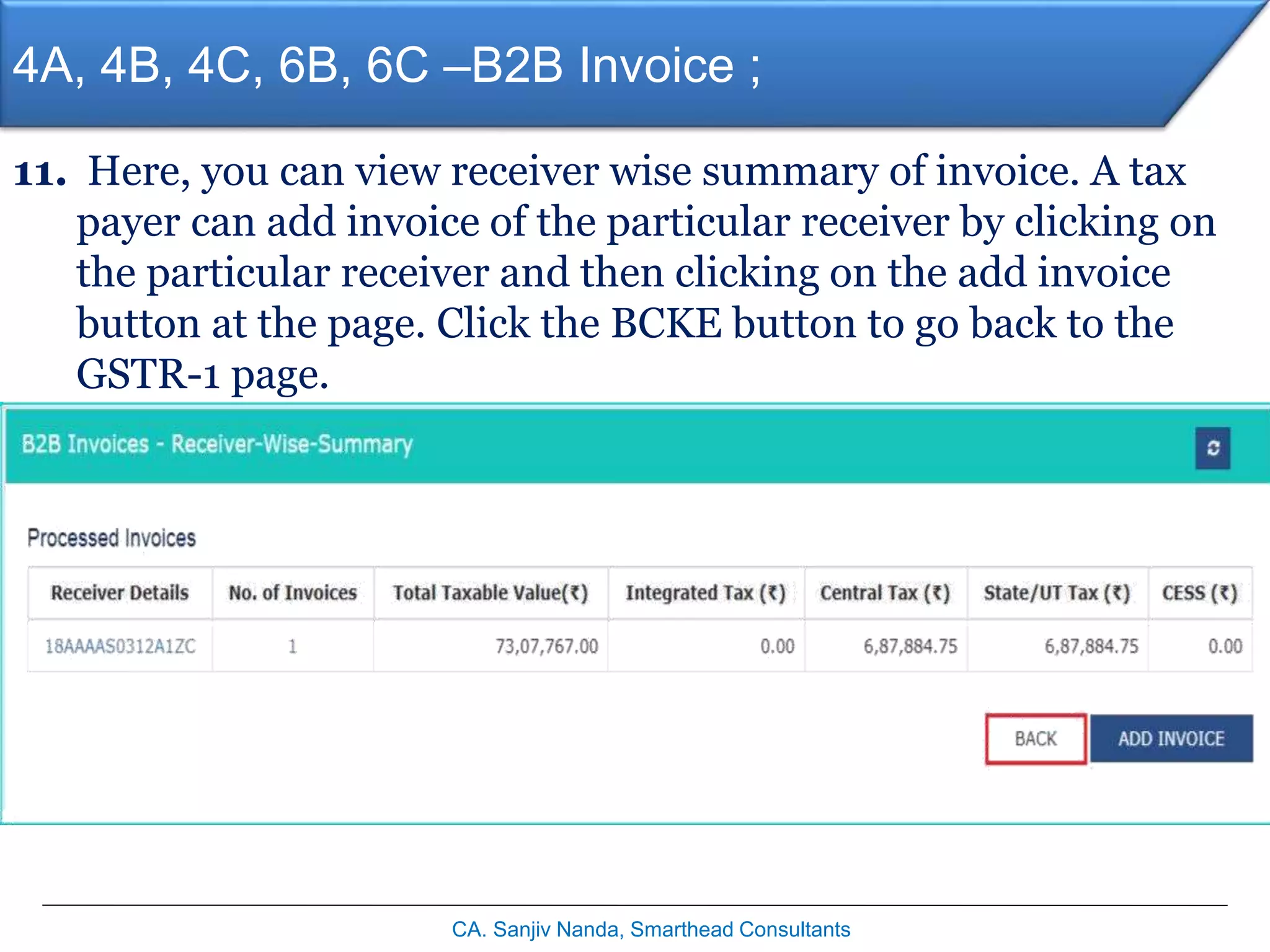 GSTR-1 PPT Filling Step by Step | PPTX