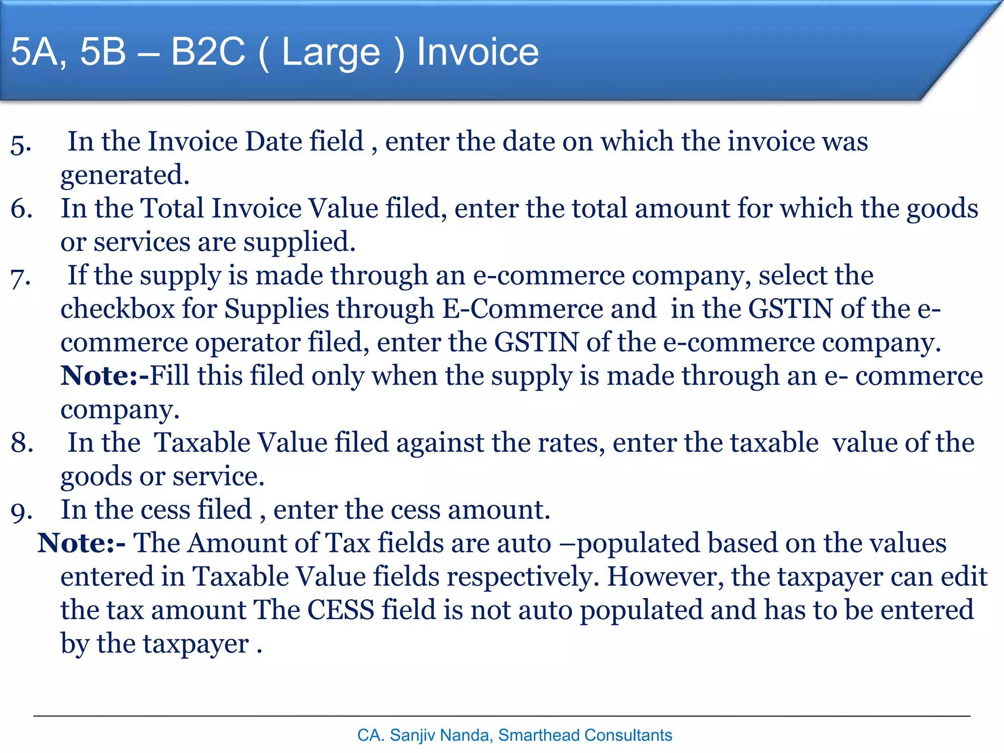 GSTR-1 PPT Filling Step by Step | PPTX