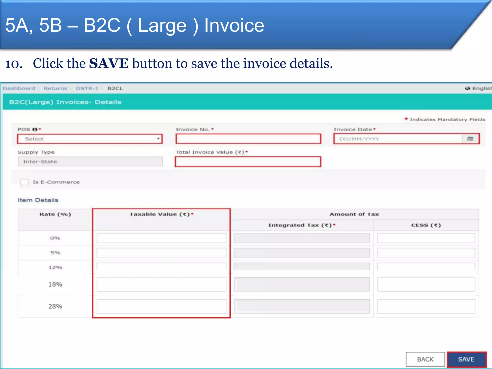 GSTR-1 PPT Filling Step by Step | PPTX
