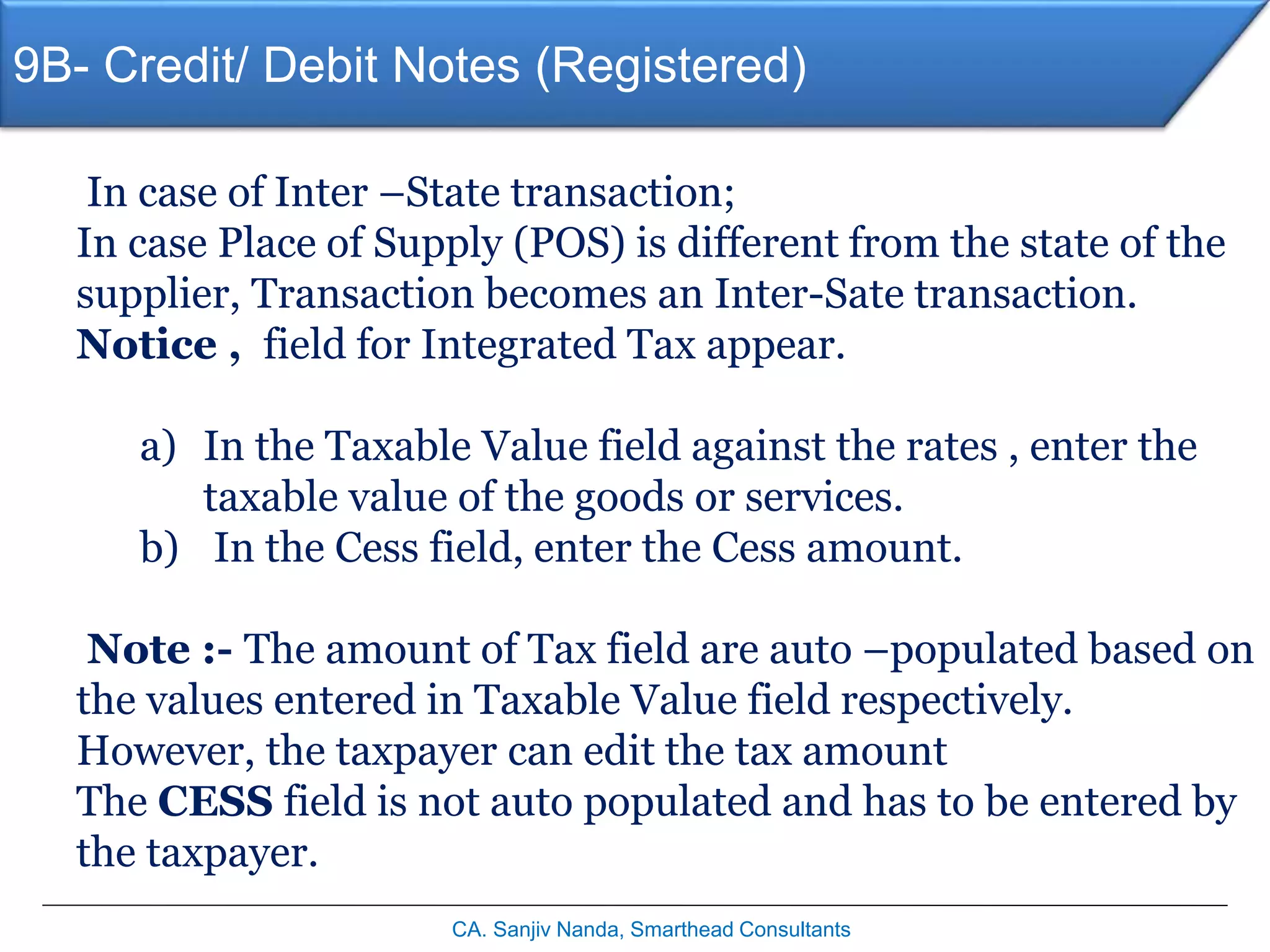 GSTR-1 PPT Filling Step by Step | PPTX