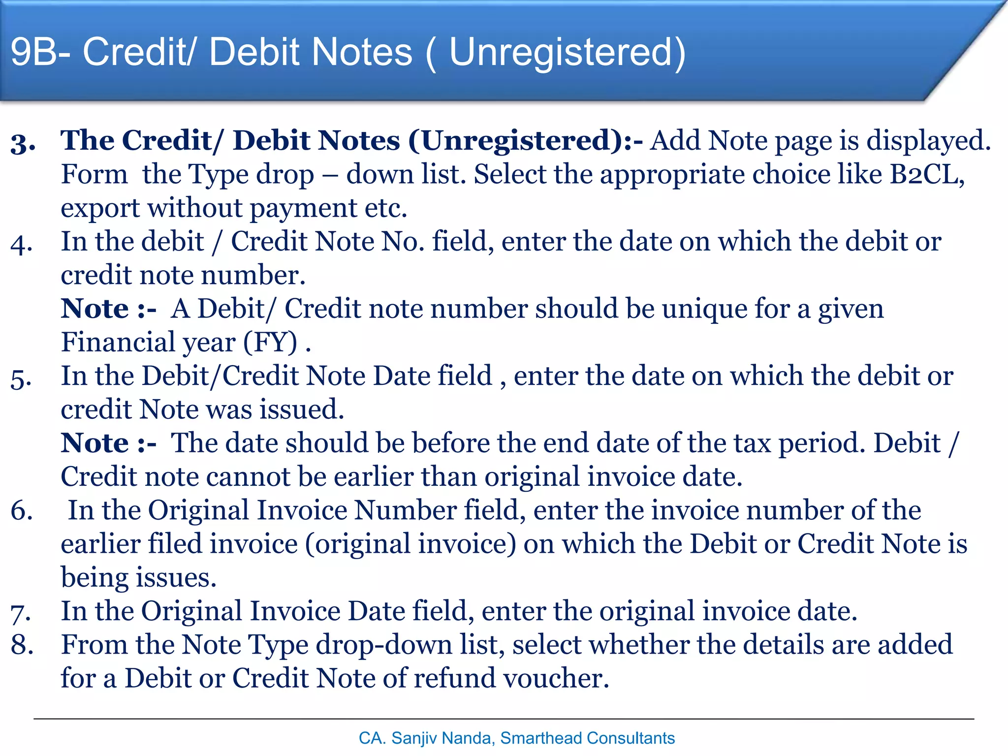 GSTR-1 PPT Filling Step by Step | PPTX