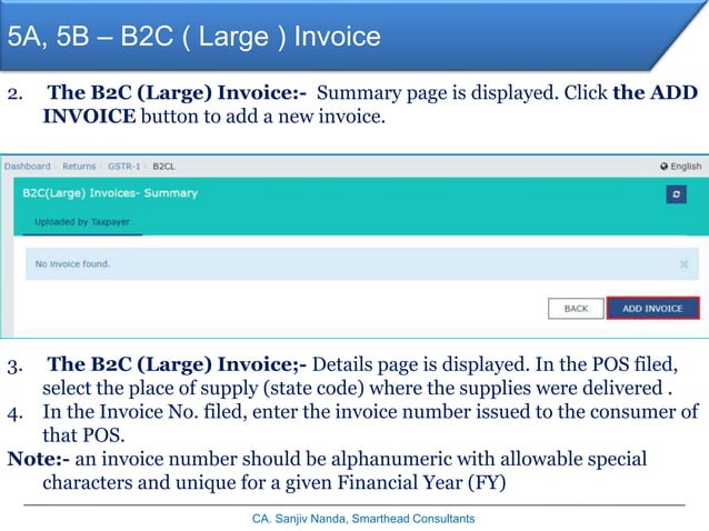 GSTR-1 PPT Filling Step by Step | PPTX | Business Accounting & Finance ...