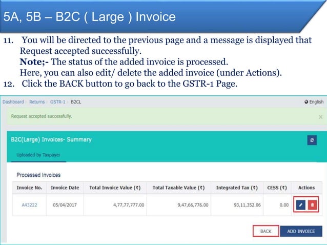 GSTR-1 PPT Filling Step by Step | PPTX | Business Accounting & Finance ...