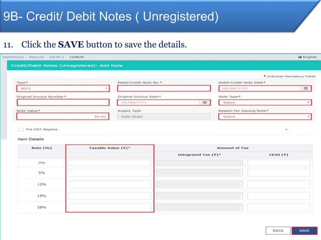 GSTR-1 PPT Filling Step by Step | PPTX | Business Accounting & Finance ...