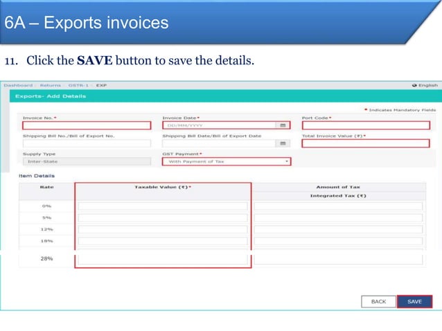 GSTR-1 PPT Filling Step by Step | PPTX | Business Accounting & Finance ...
