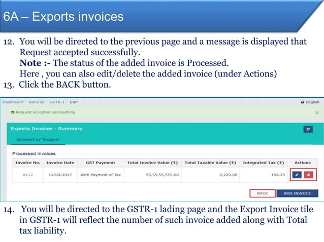 GSTR-1 PPT Filling Step by Step | PPTX | Business Accounting & Finance ...