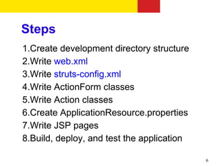 Step By Step Guide For Buidling Simple Struts App | PPT