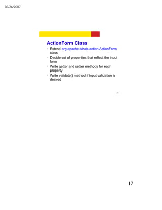 Step By Step Guide For Buidling Simple Struts App Speakernoted | PDF