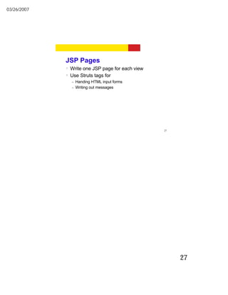 Step By Step Guide For Buidling Simple Struts App Speakernoted | PDF