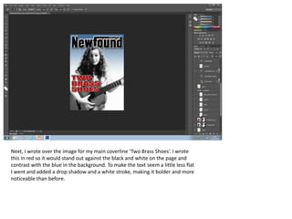Step by step guide for my front cover | PPT