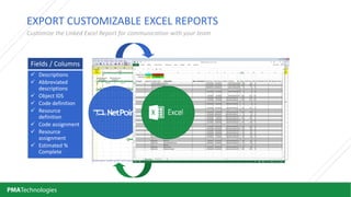 How to Import/Export a Schedule between NetPoint and Microsft Excel | PDF