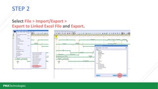 How to Import/Export a Schedule between NetPoint and Microsft Excel | PDF