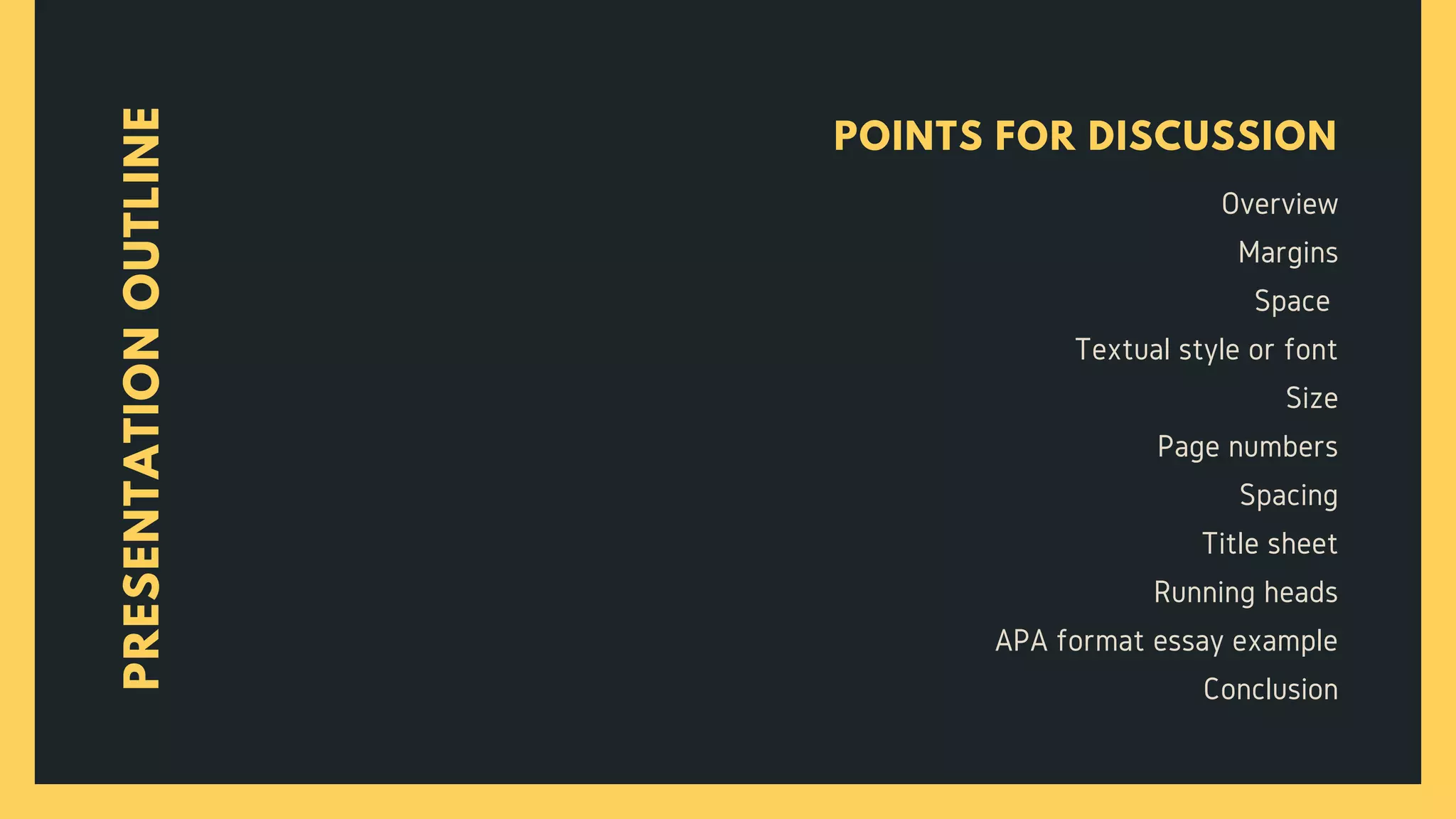 Step by step guide on essay format in APA for beginners | PPT