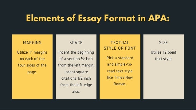 Step by step guide on essay format in APA for beginners