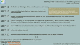 Step by step guide on project risk management | PDF | Business ...