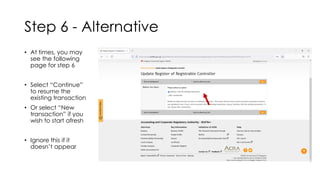 Guide to filing RORC - by Andrew de Souza | PDF