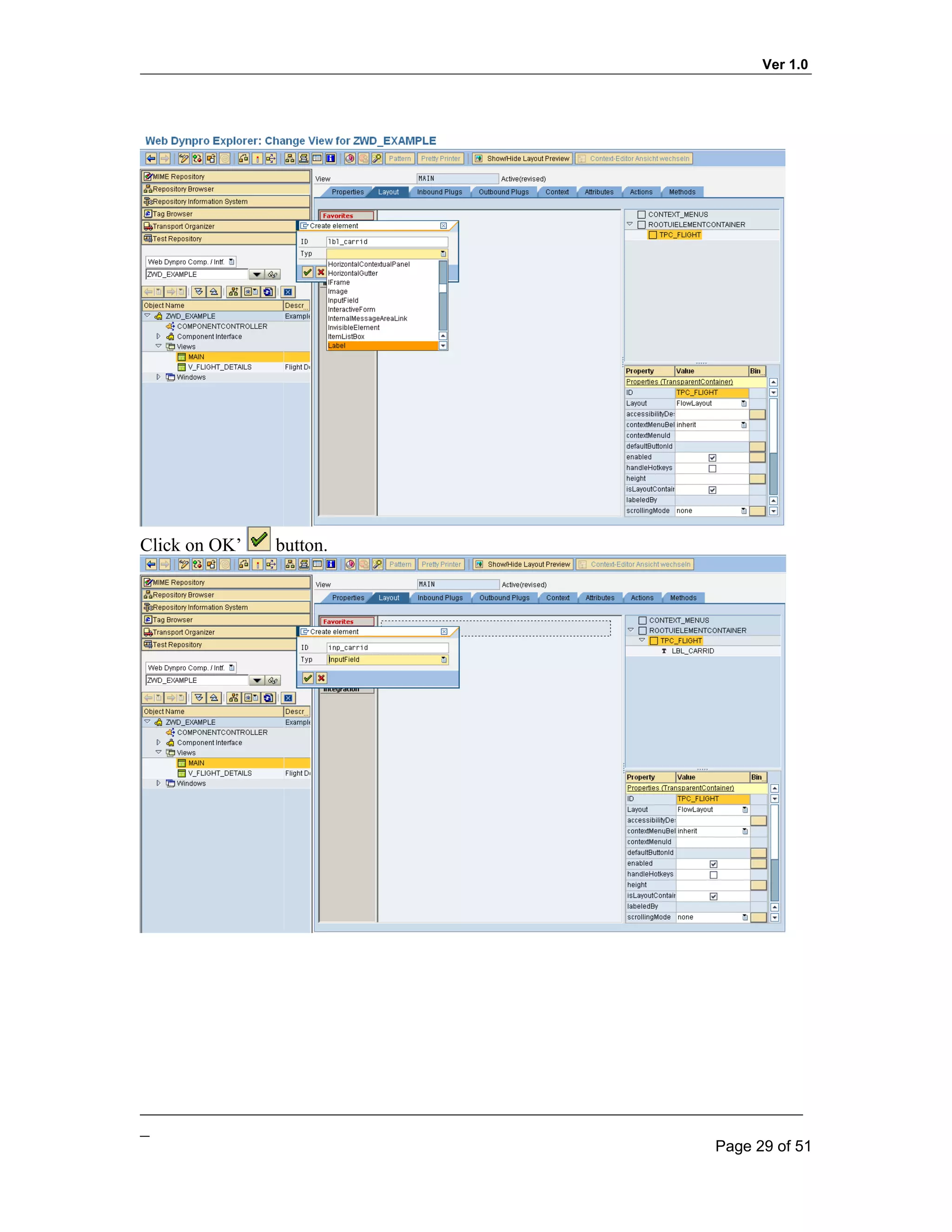 Step by step guide to basic web dynpro abap | DOC