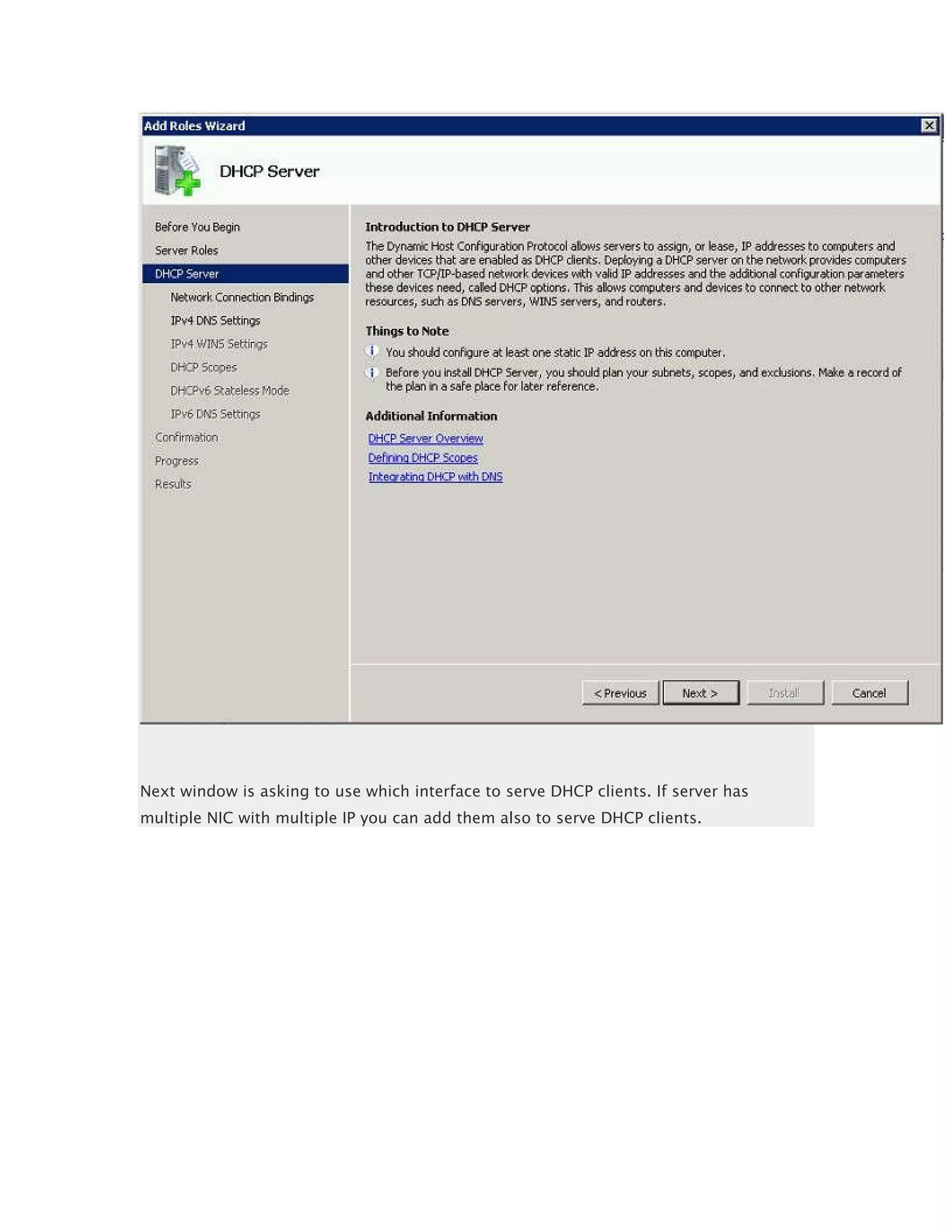 Step by step guide to install dhcp role and configure | PDF