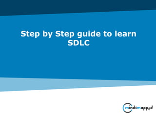 Step by Step Guide to Learn SDLC | PPT