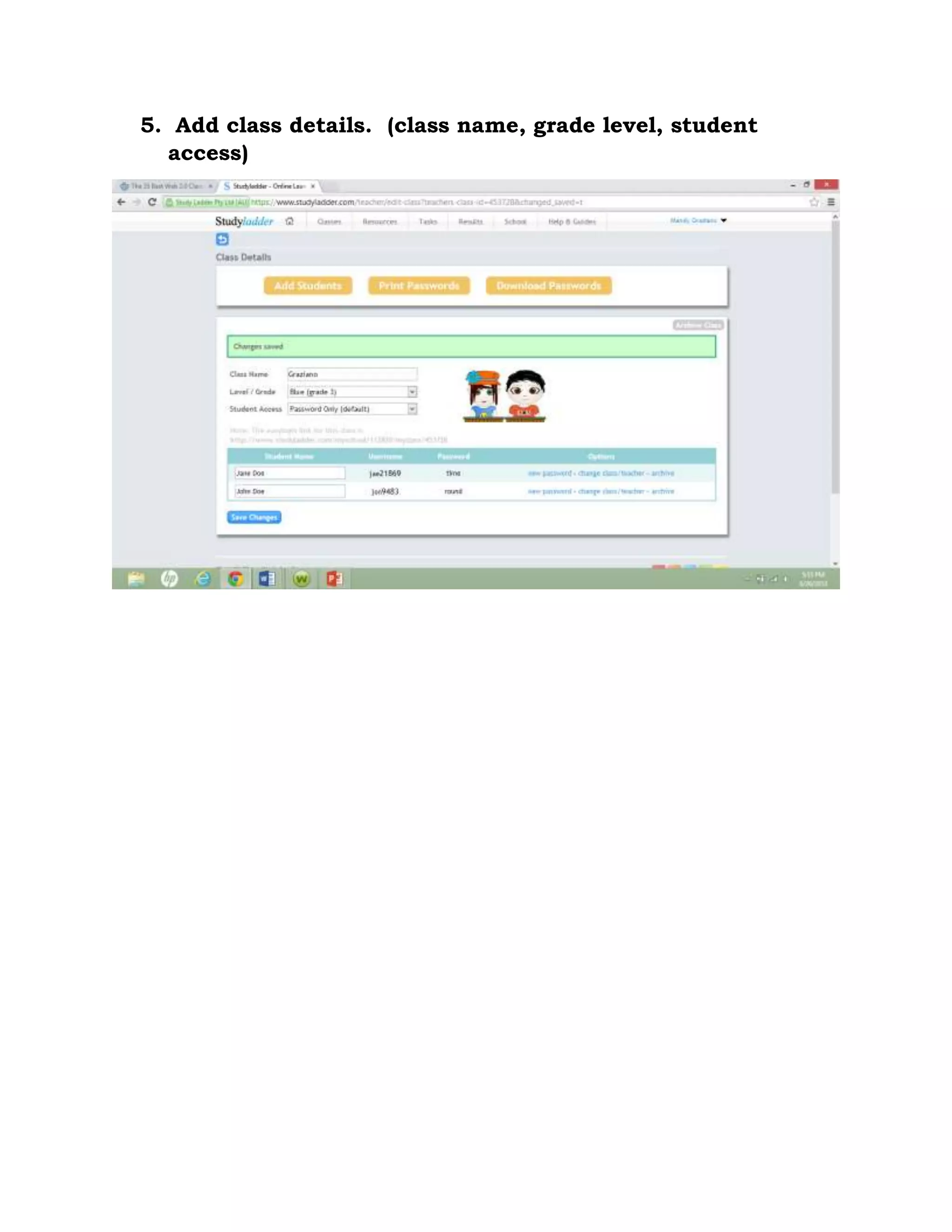 Step by step guide to studyladder | DOCX