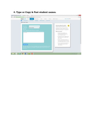 Step by step guide to studyladder | DOCX