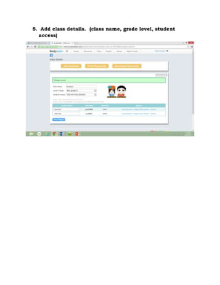 Step by step guide to studyladder | DOCX